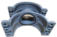 China Piping Engineering Socket Saddle Clamp HDPE Pipe Fittings for sale