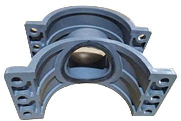 China Piping Engineering Socket Saddle Clamp HDPE Pipe Fittings for sale