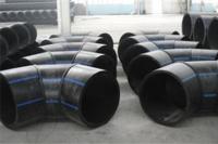 China Oil And Natural Gas Butt Weld 90 ° Elbow HDPE Pipe Fittings for sale