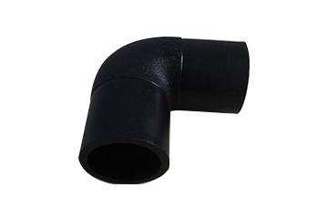 China Polyethylene plastic pipe socket 90 degree pe elbow of HDPE pipe fittings for sale