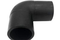 China Water sanitation water supply pipe butt 90 ° pe elbow of HDPE pipe fittings for sale