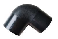 China Water sanitation water supply pipe butt 90 ° pe elbow of HDPE pipe fittings for sale