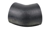 China Elongation at break water supply pipe 45 ° butt elbow of HDPE pipe fittings for sale