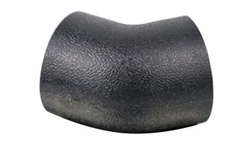 China Elongation at break water supply pipe 45 ° butt elbow of HDPE pipe fittings for sale