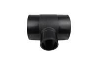 China Various chemical socket connection reducer tee of HDPE pipe fittings for sale