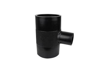 China Various chemical socket connection reducer tee of HDPE pipe fittings for sale