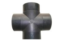 China Micro sprinkler irrigation steel clamp socket cross of HDPE pipe fittings for sale
