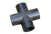 China Micro sprinkler irrigation steel clamp socket cross of HDPE pipe fittings for sale