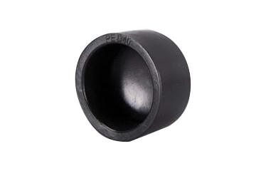 China DN15 Various chemical socket connection socket cap of HDPE pipe fittings for sale