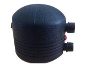 China Screw Injection Molding Electrofusion Cap HDPE Pipe Fittings for sale