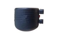 China Screw Injection Molding Electrofusion Cap HDPE Pipe Fittings for sale