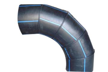China Oil Natural Gas Welding Butt 90 ° Elbow HDPE Pipe Fittings for sale