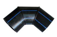 China Oil And Natural Gas Welding Butt HDPE 90 Degree Elbow for sale