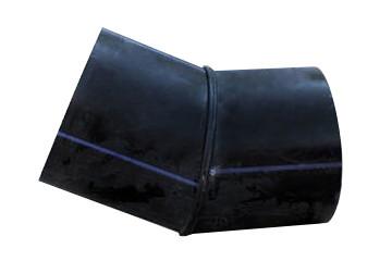 China joint welding butt 45 ° elbow HDPE pipe fittings for sale