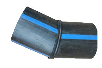 China Weight Steel Pipe Perfect Joint Welding Butt HDPE 45 Degree Elbow for sale