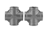 China 4 Way Steel Pipe Cross SS Socket Weld Fittings for sale