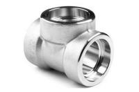 China Stainless steel tee 9000LB SS Socket Weld Fittings for sale