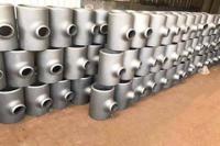 China Tee pipe fittings butt welding reducing tee of stainelss steel pipe fittings for sale