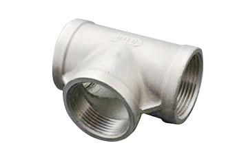 China Stainless Steel Pipe Tee Threaded Tee Of Stainless Steel Pipe Fittings for sale