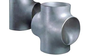 China Stainless Steel Tee Butt Welding Cross Of Stainless Steel Pipe Fittings for sale