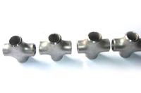 China Butt Welding Tee Cross Stainless Steel Pipe Fittings for sale