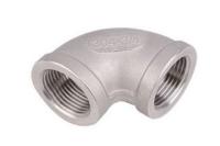 China Threaded Long Radius Elbow 90 Degree SS Plumbing Fittings for sale