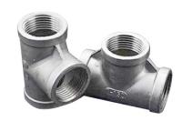China Oil  Threaded 316L Tee Stainless Steel Pipe Fittings for sale