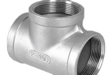 China Water Threaded Tee 316 Stainless Steel Pipe Fittings for sale