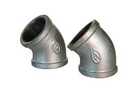 China 90 Degree Black Iron Pipe Union Malleable Iron Elbow for sale