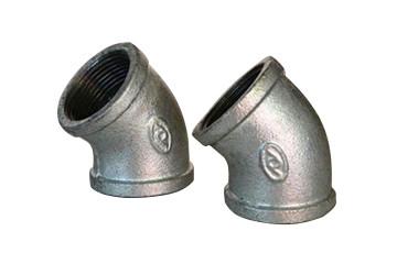 China 90 Degree Black Iron Pipe Union Malleable Iron Elbow for sale