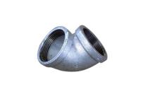 China Black Union Elbow Malleable Iron Pipe Fittings for sale