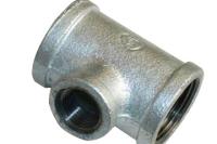 China Welding Connect Equal Tee Malleable Iron Pipe Fittings for sale