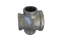 China Cross Galvanised Malleable Iron Pipe Fittings for sale