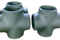 China Petroleum Steel Strip Cross Copper Nickel Alloy Pipe Fittings for sale