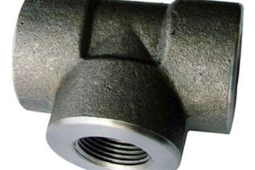 China Threaded Forged Cs Carbon Steel Tee for sale