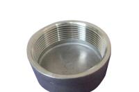 China Forged Threaded Pipe Cap Carbon Steel Pipe Fittings for sale