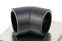 China Elongation At Break Water 45 ° Butt Elbow HDPE Pipe Fittings for sale