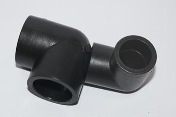 China SDR11 Hot Melt Socket Welding DN10 HDPE Pipe Elbow for sale