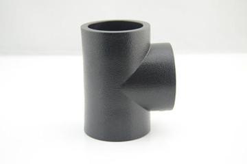 China Gas Sound Insulation DN200 Welding HDPE Pipe Tee for sale