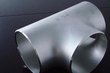 China Schedule 10 Stainless Steel Pipe Fittings Hot Push Tee for sale