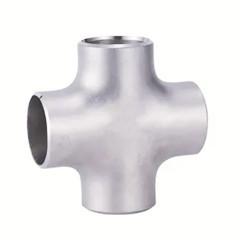 China ASTM B16.9 4 Way Stainless Steel Pipe Fittings Black Stainless Steel Cross for sale
