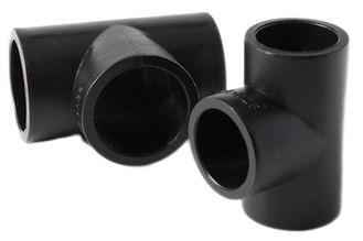 China 20/25/32 mm HDPE Pipe Fittings Butt Weld HDPE Pipe Tee for sale