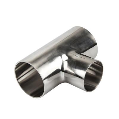 China ASME B16.9 304 316L Stainless Steel Tee Forged SCH160 For Connect Pipes for sale