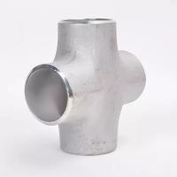 China DIN 4 Inch Stainless Steel Pipe Fittings SS304 4 Way Welded Cross for sale