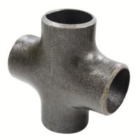 China Sch 40 WPB Carbon Steel Pipe Fittings Butt Weld Cross for sale