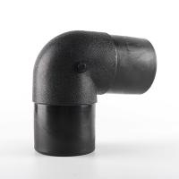 China DIN 200mm PE Pipe Fitting 90 Degree HDPE Elbow for sale