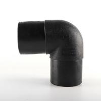 China DIN 200mm PE Pipe Fitting 90 Degree HDPE Elbow for sale