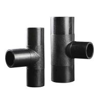 China SCH40 DN20-110 HDPE Pipe Compression Fittings HDPE Tee for sale