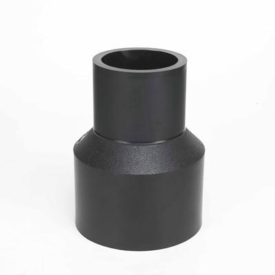 China DN110*90 PE 100 HDPE Pipe Reducer Fittings Butt Welding for sale