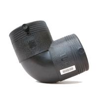 China SDR11 Thickness HDPE Pipe Fittings Electrofusion Elbow Equal Shape for sale